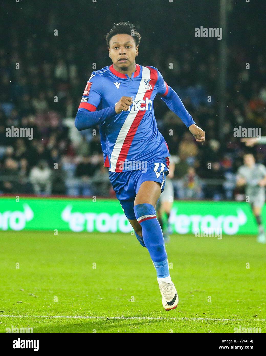 Crystal Palace's Matheus Franca in action during the Crystal Palace FC ...