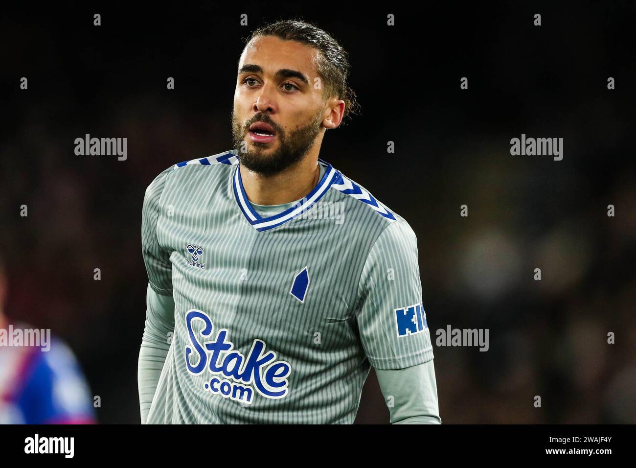 Everton's Dominic Calvert-Lewin in action during the Crystal Palace FC ...