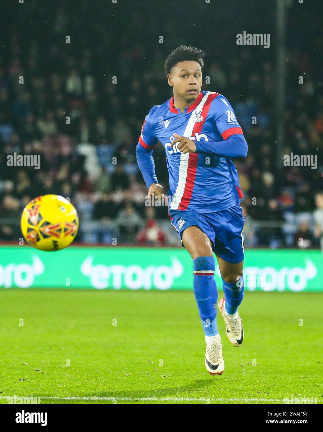 Crystal Palace's Matheus Franca in action during the Crystal Palace FC ...