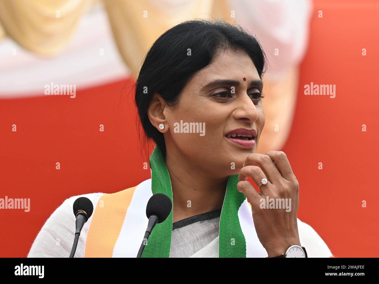 India. 04th Jan, 2024. NEW DELHI, INDIA - JANUARY 4: YS Sharmila ...