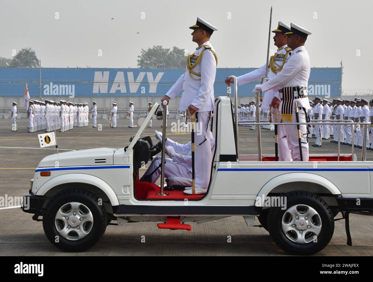 Mumbai, India. 03rd Jan, 2024. MUMBAI, INDIA - JANUARY 3: Vice Adm ...