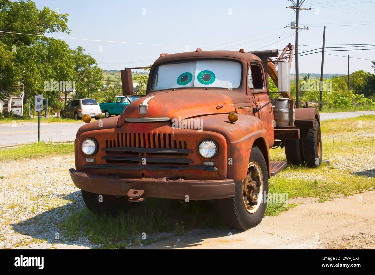 tow tater later to become mater in the movie Cars on route 66 in galena ...