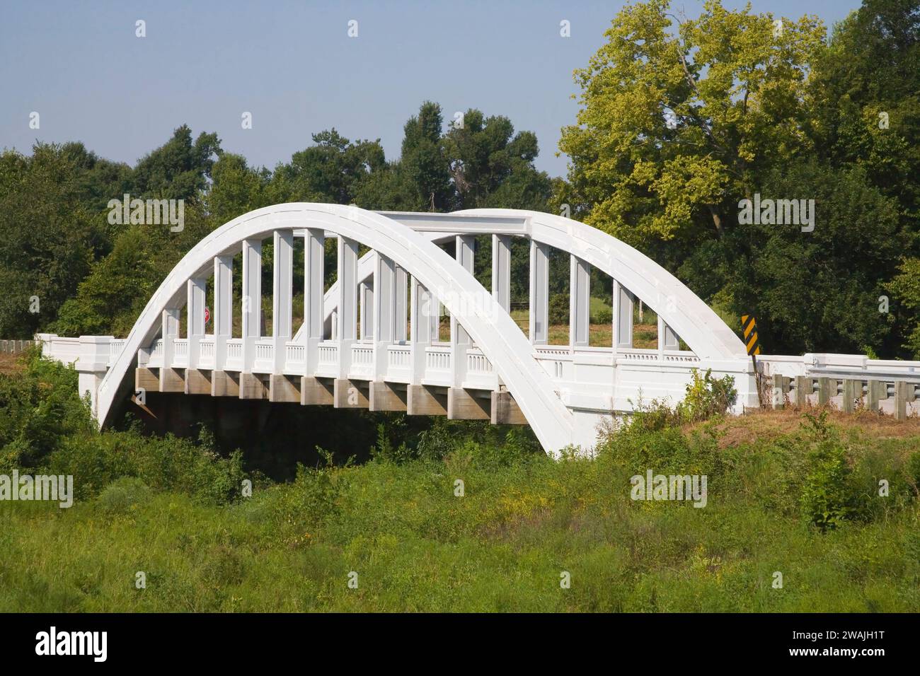 rainbow curve bridge over brush creek on route 66 in kansas near ...