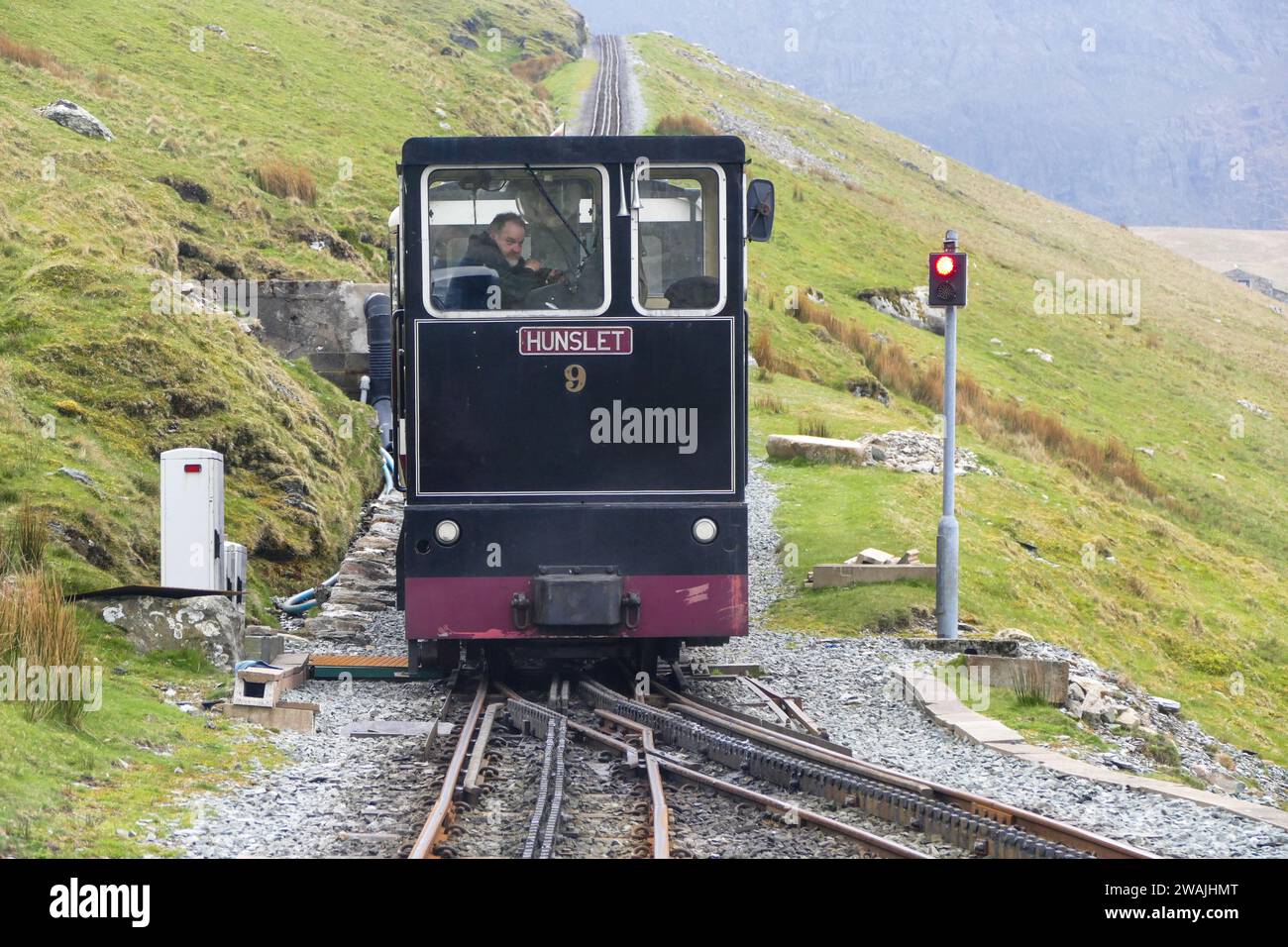 Snowdon mountain steam train hi-res stock photography and images - Alamy