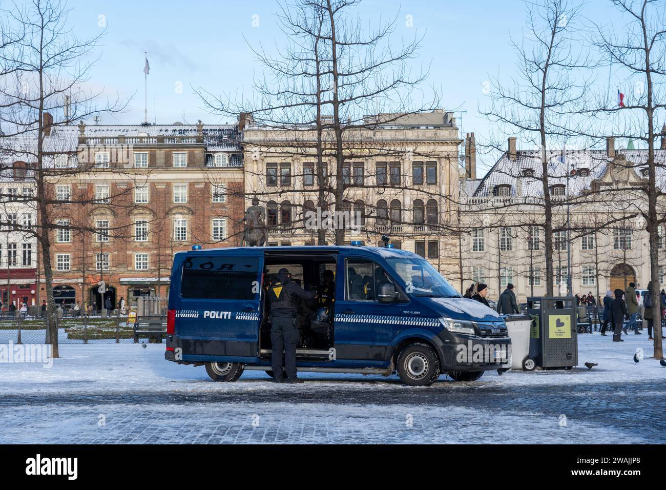 Police Car in Copenhagen, Denmark Stock Photo - Alamy