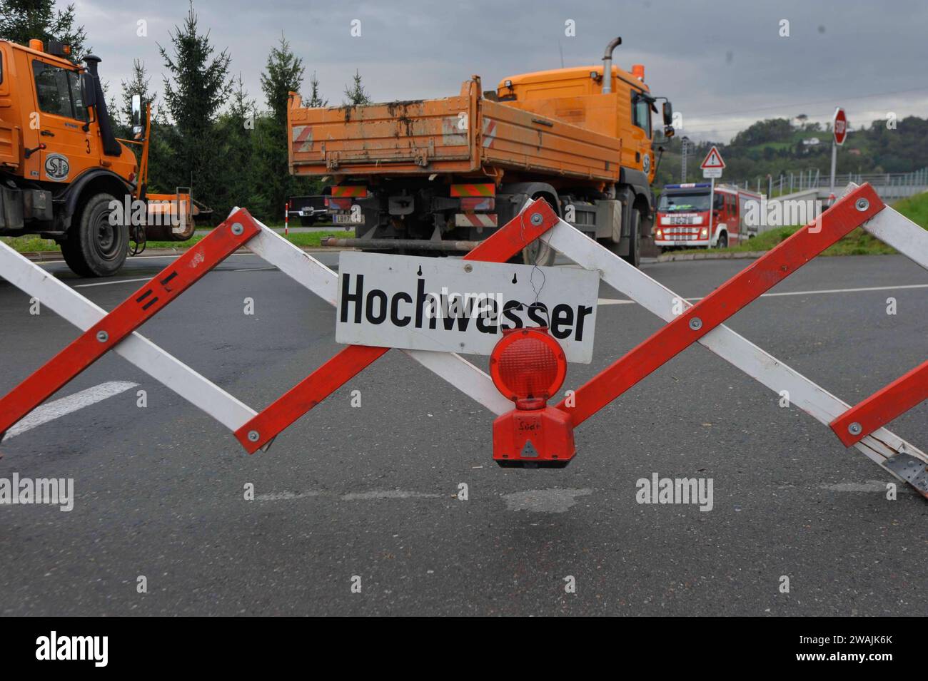 a warning sign for flooding or the danger of flooding warning sign ...