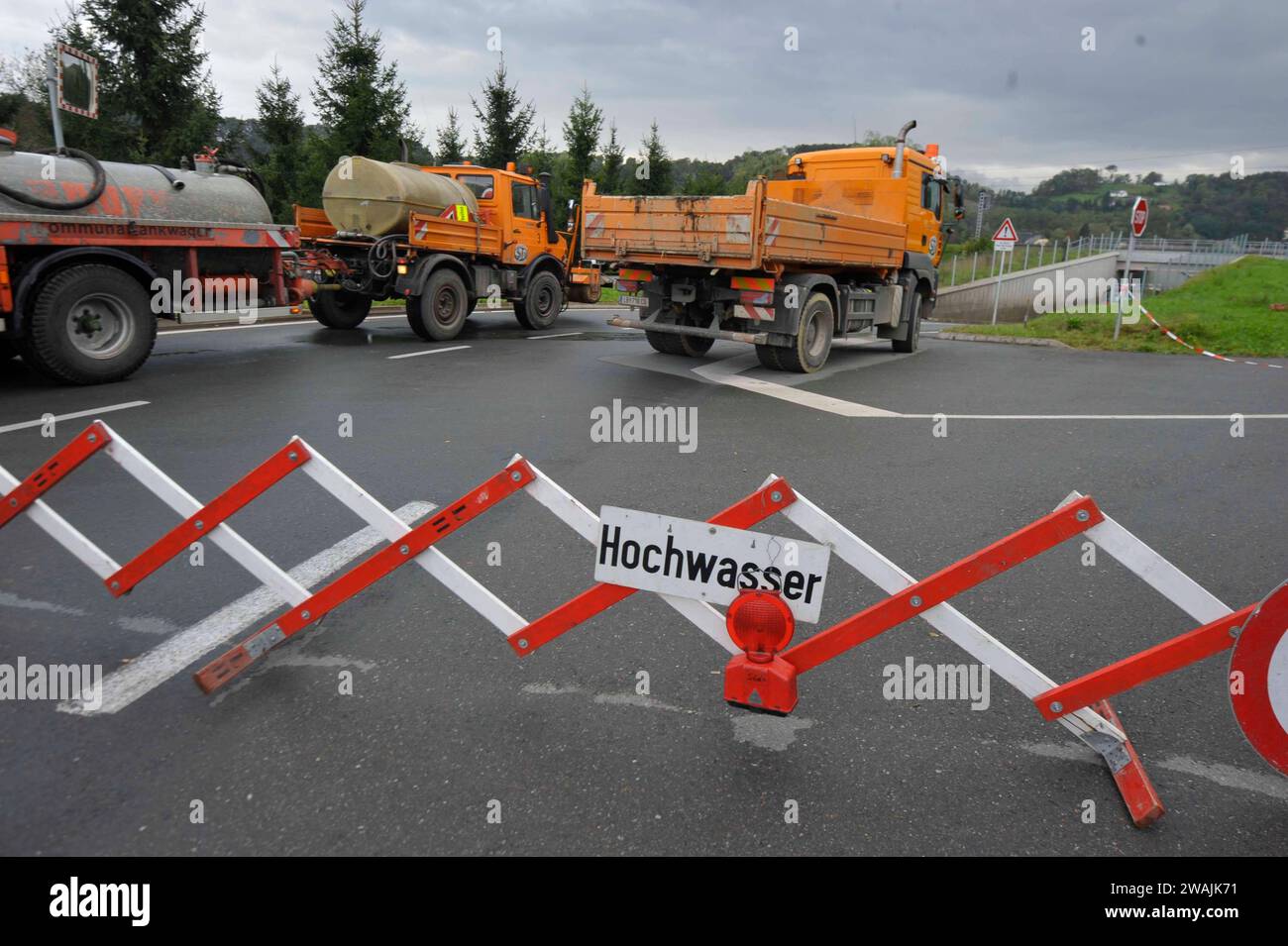 a warning sign for flooding or the danger of flooding warning sign ...