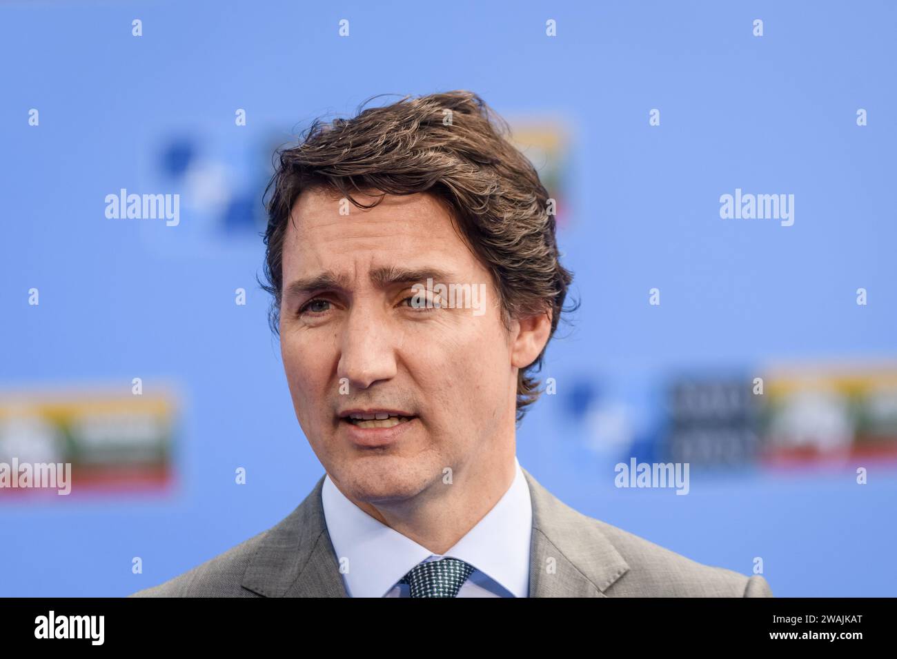 VILNIUS, LITHUANIA. 11th July 2023. Justin Trudeau, Prime Minister of ... VILNIUS, LITHUANIA. 11th July 2023. Justin Trudeau, Prime Minister of ...