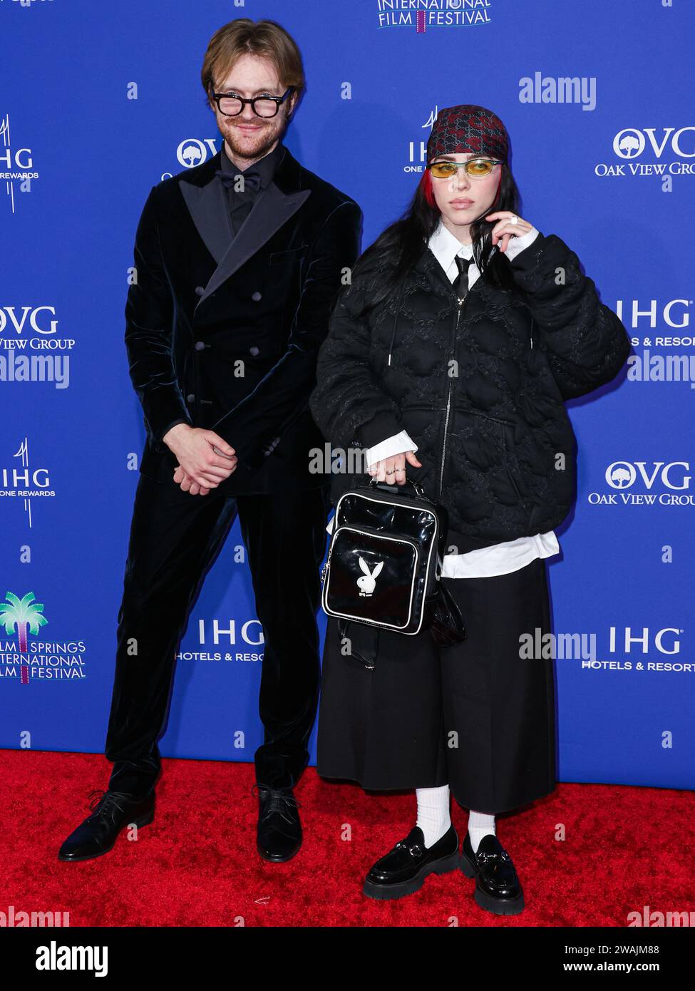 PALM SPRINGS, RIVERSIDE COUNTY, CALIFORNIA, USA - JANUARY 04: Finneas ...