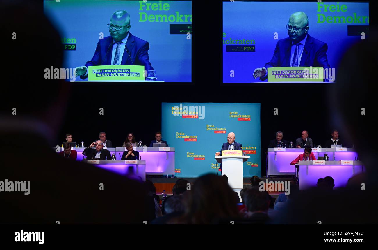 Fellbach, Germany. 05th Jan, 2024. Michael Theurer, state chairman of ...