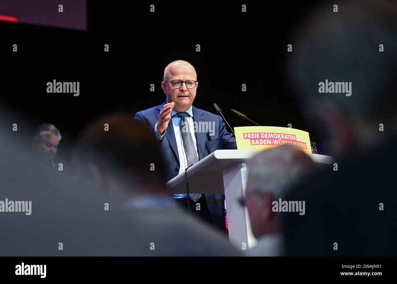 Fellbach, Germany. 05th Jan, 2024. Michael Theurer, state chairman of ...