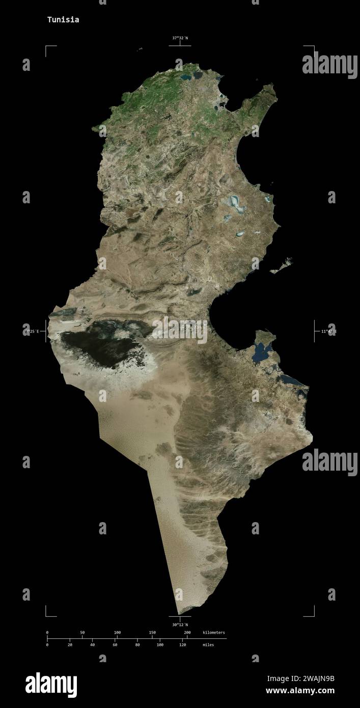 Tunis map satellite geography hi-res stock photography and images - Alamy