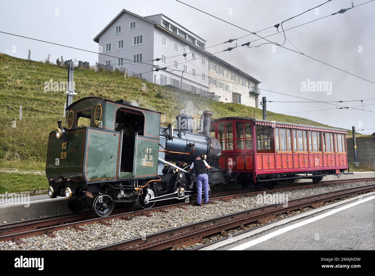 rigi;rigibahnen;railway;electric;mountain;mount rigi;switzerland;swiss ...