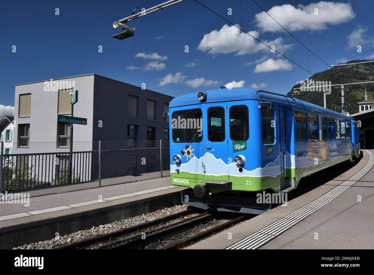 rigi;rigibahnen;railway;electric;mountain;mount rigi;switzerland;swiss ...