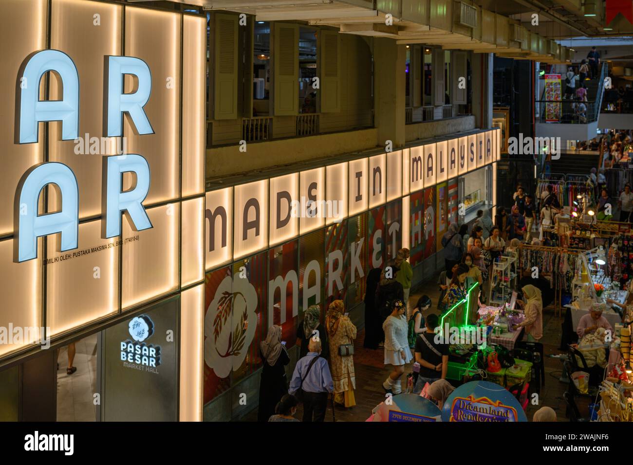 Pasar Besar at The Central Market, Kuala Lumpur, Malaysia Stock Photo ...