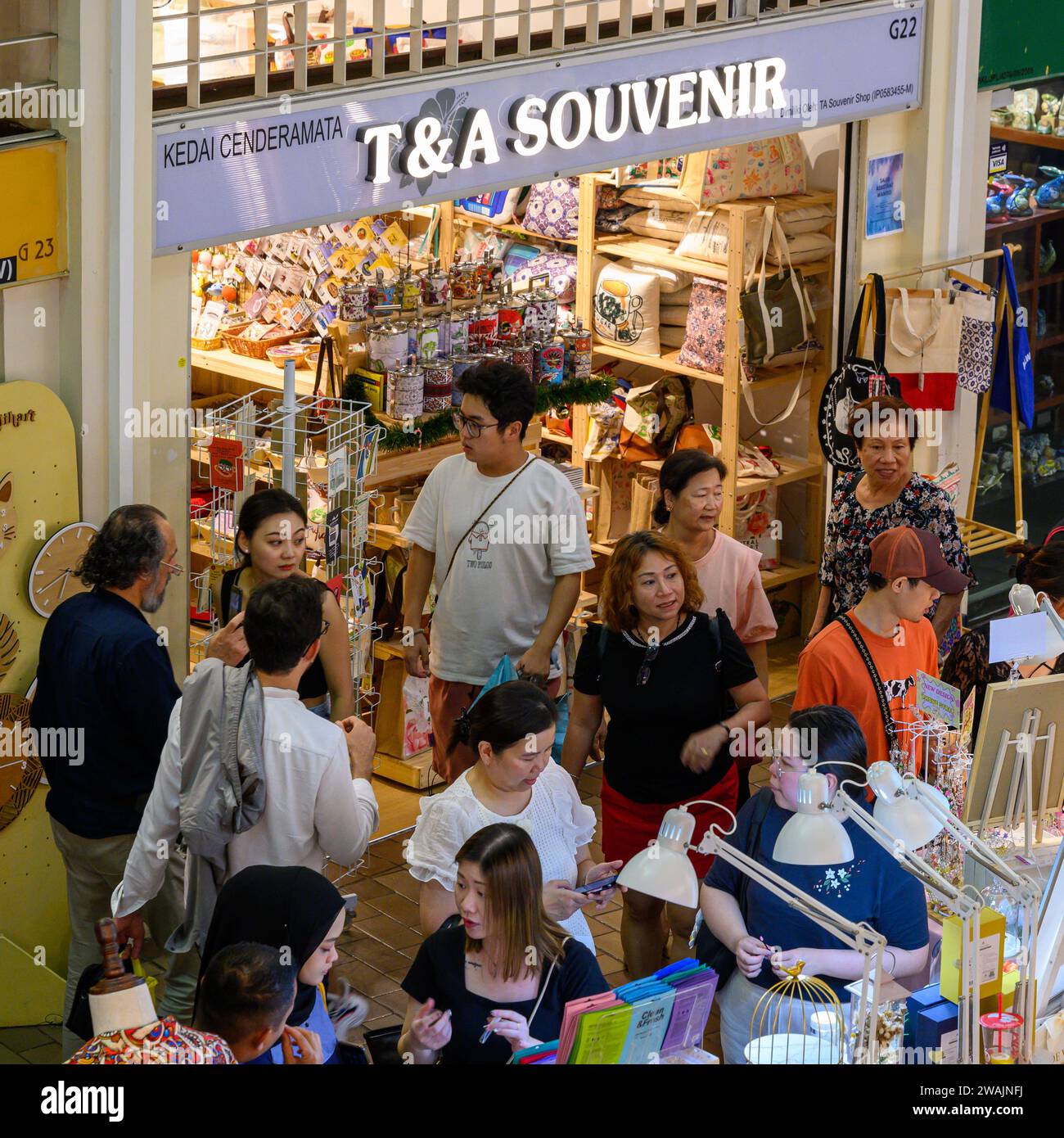 Shoppers at The Central Market, Kuala Lumpur, Malaysia Stock Photo - Alamy