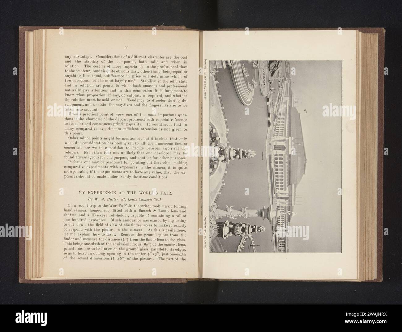 Manufactures and liberal arts building, world's fair Chicago, J. Manz ...