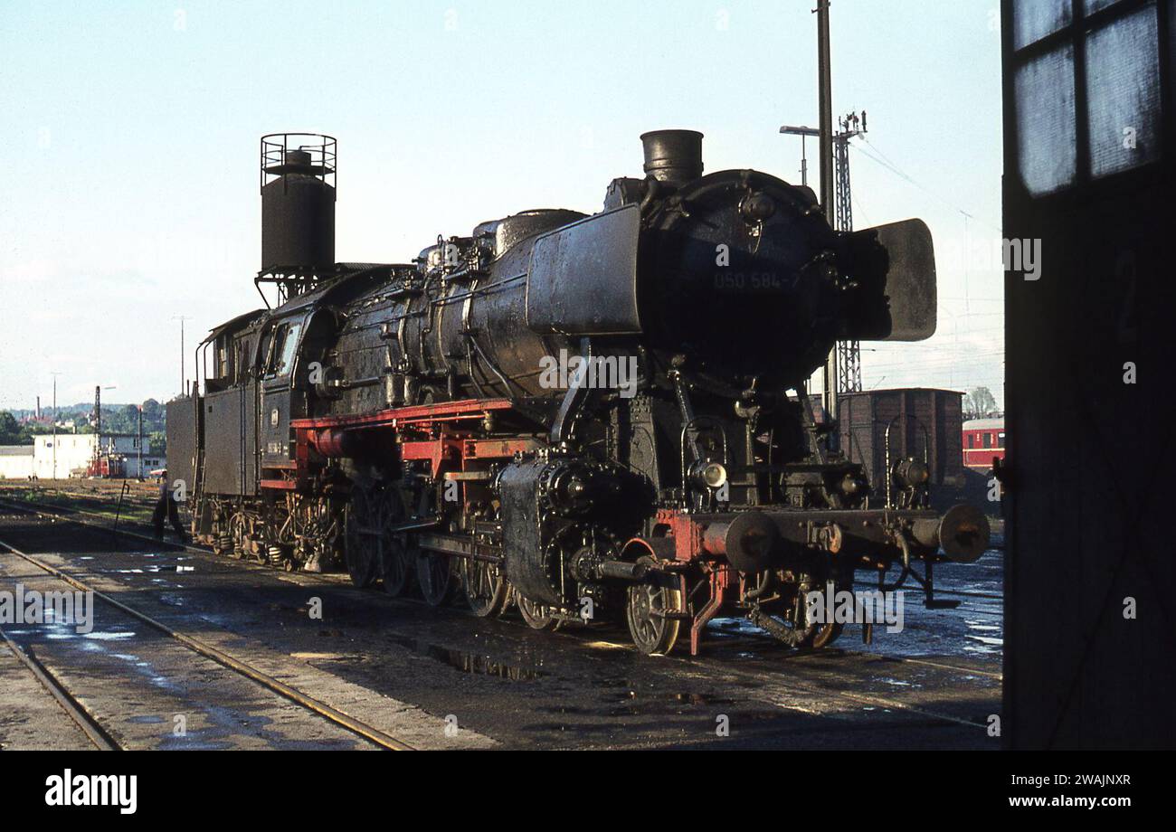 Photographimg steam engines at work in France/West Germany June/July ...