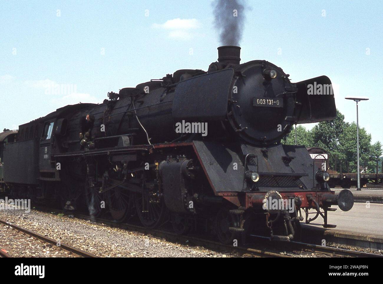Photographimg steam engines at work in France/West Germany June/July ...