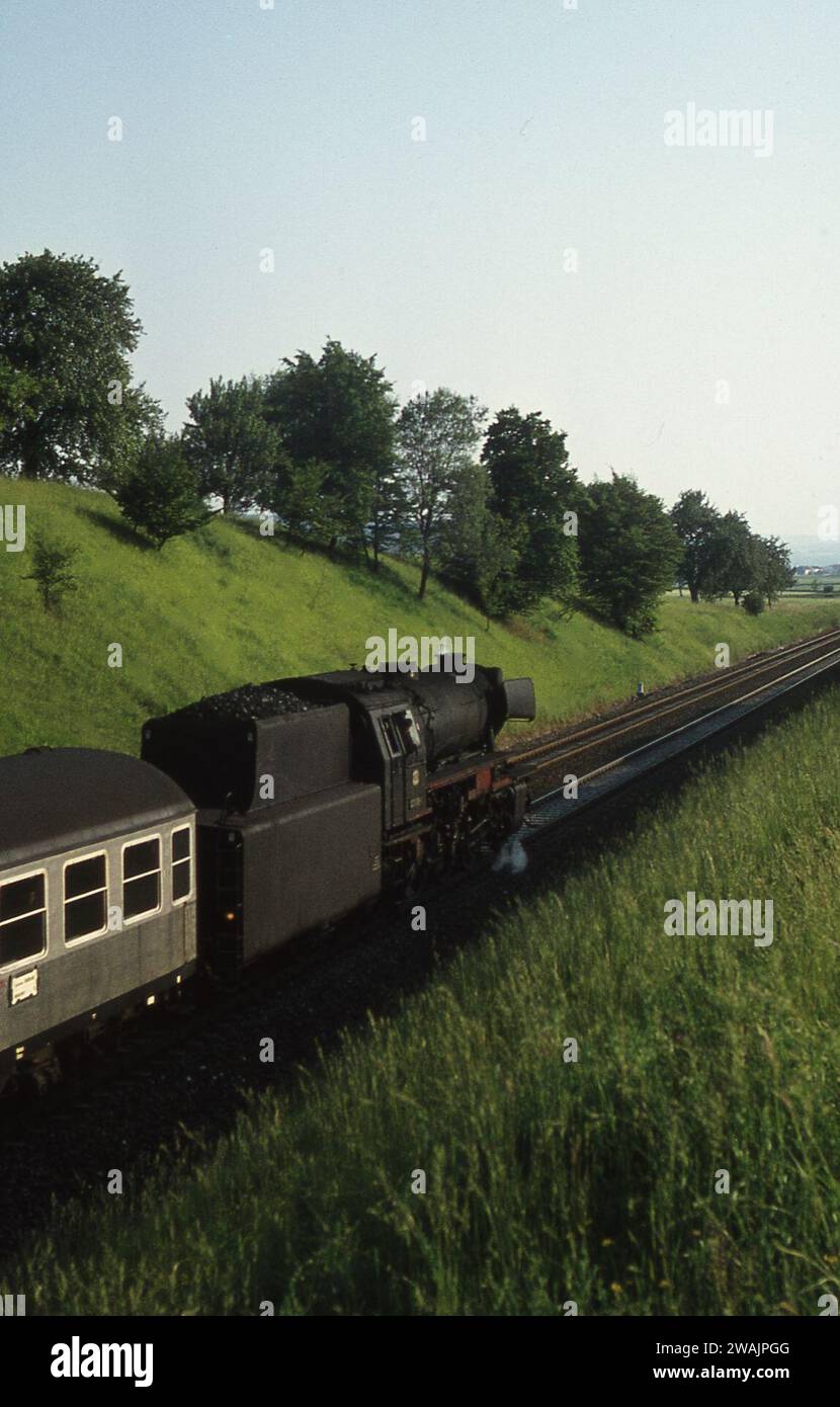 Photographimg steam engines at work in France/West Germany June/July ...