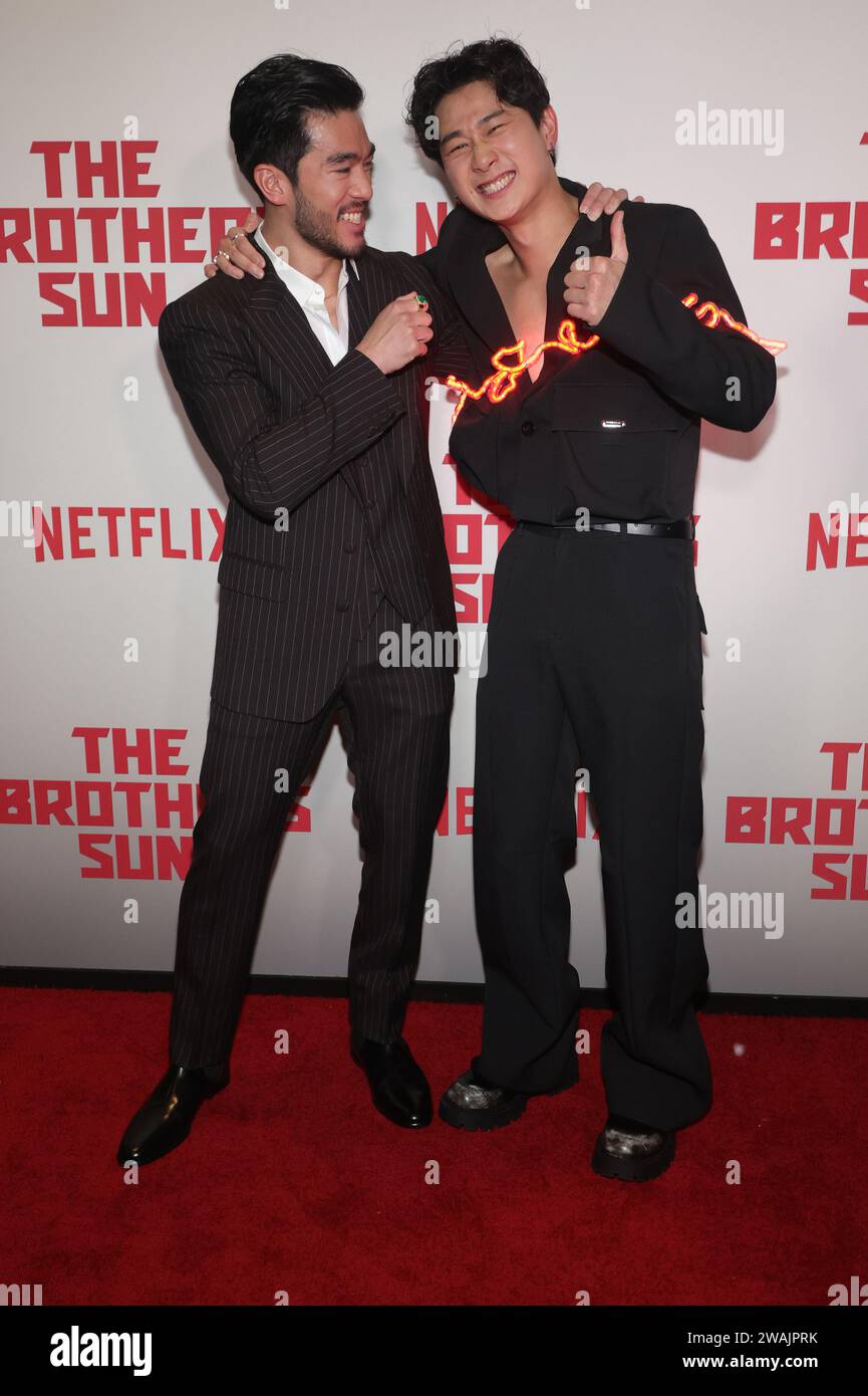 Los Angeles, Ca. 4th Jan, 2024. Justin Chien, Sam Song Li at the ...