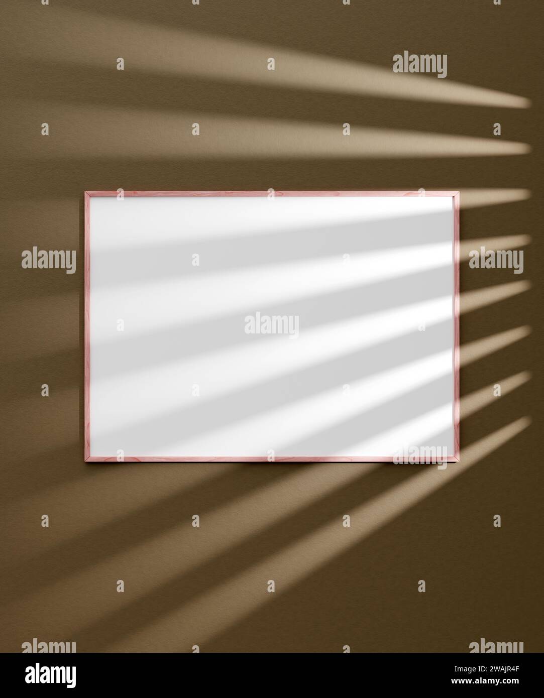 Empty framed canvas for mockups and art illustrations Stock Photo - Alamy