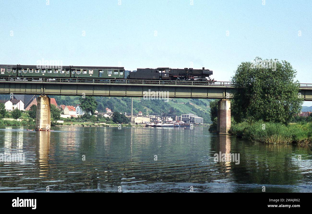 Photographimg steam engines at work in France/West Germany June/July ...