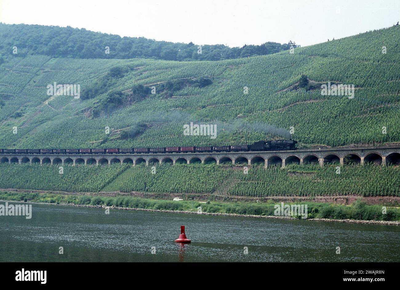 Photographimg steam engines at work in France/West Germany June/July ...