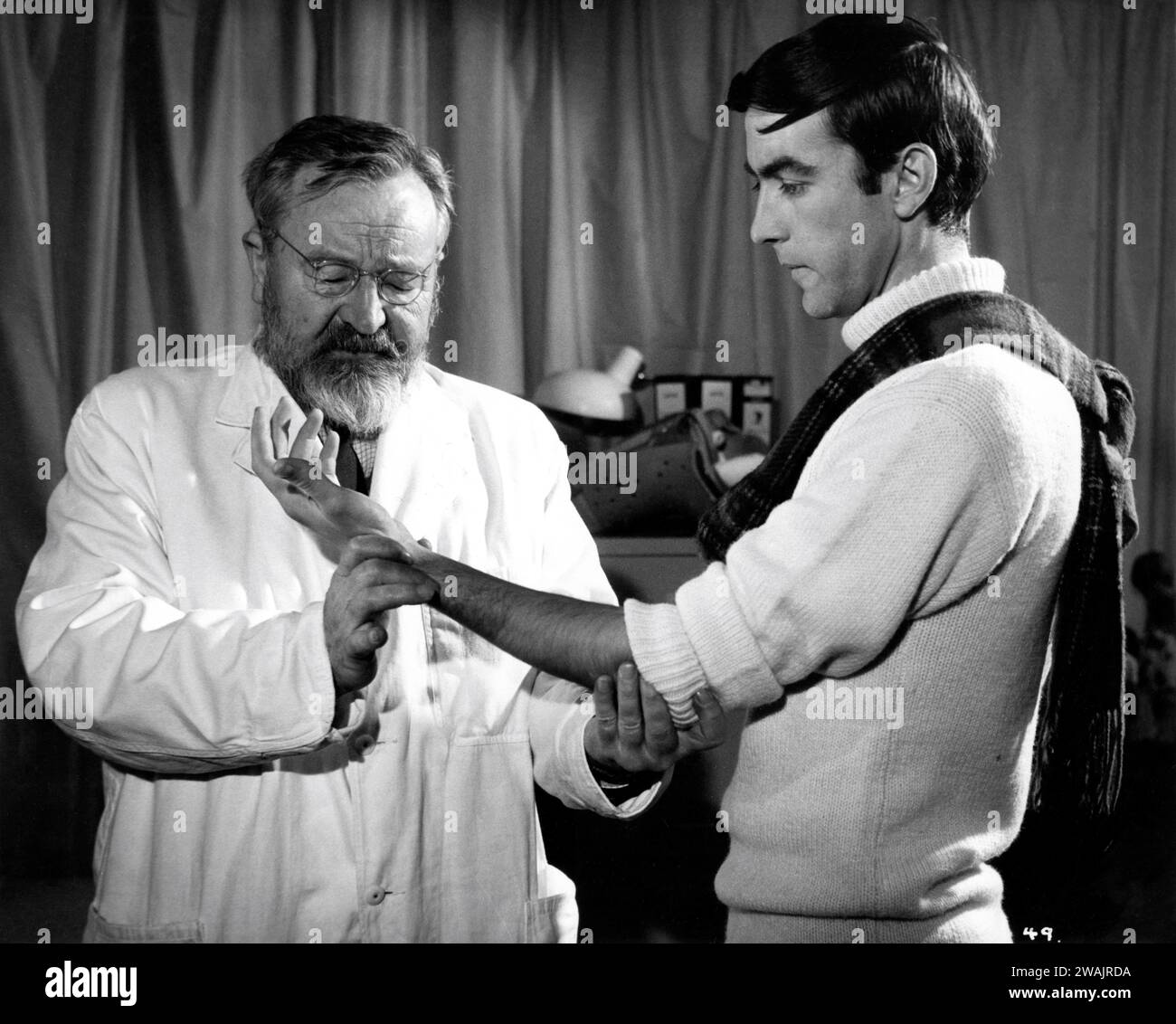 JAN WERICH and JOHN ALDERTON in ASSIGNMENT K 1968 director VAL GUEST ...
