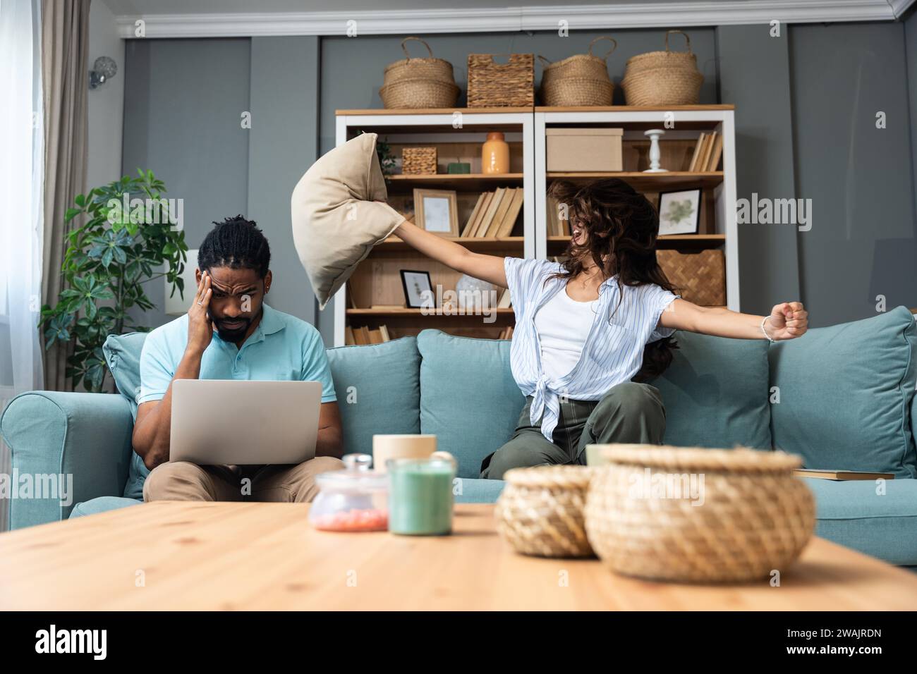 Interrupted while working hi-res stock photography and images - Alamy