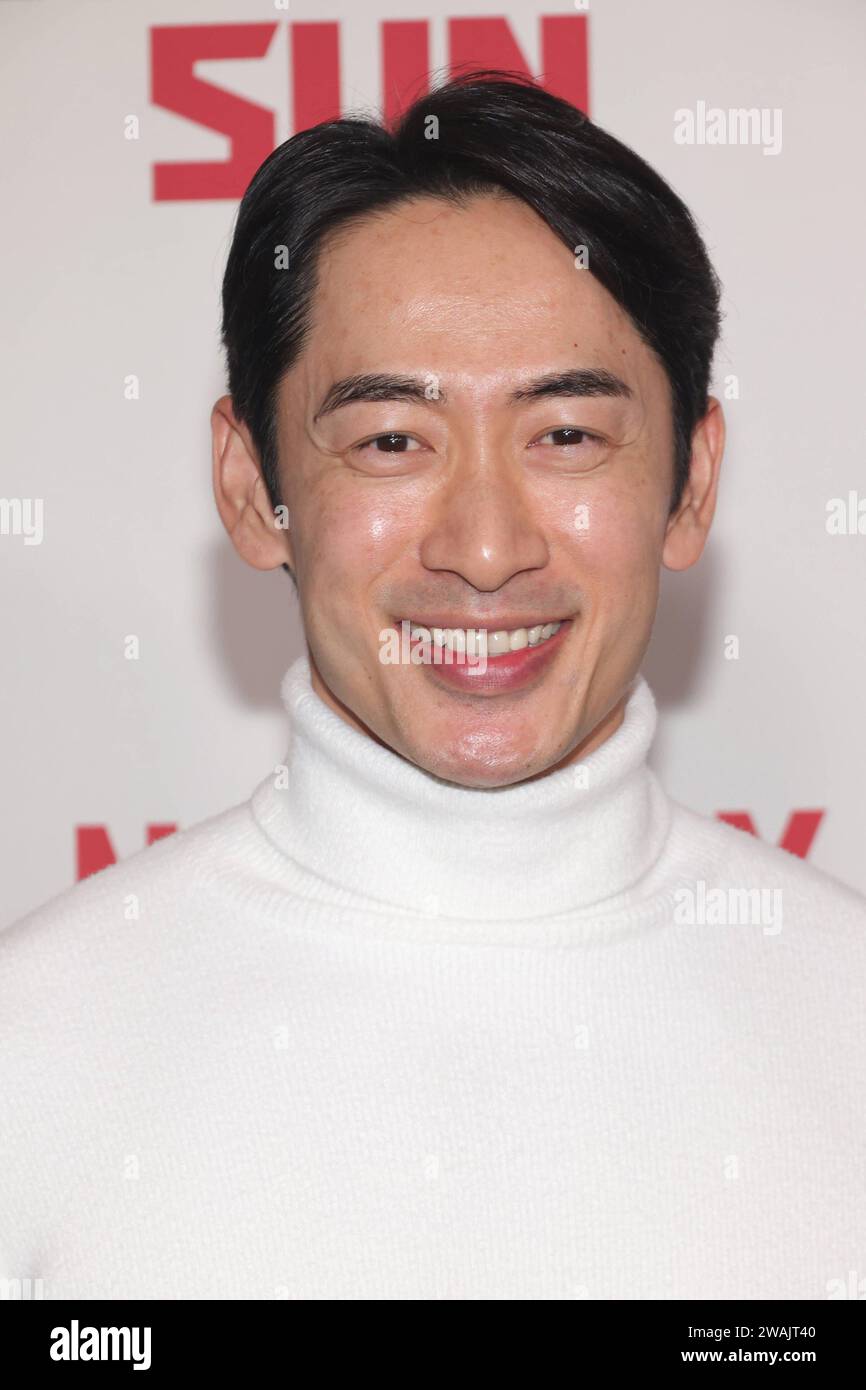 LOS ANGELES, CA - JANUARY 4: Johnny Chen at the Netflix Premiere Of The Brothers Sun at the ...
