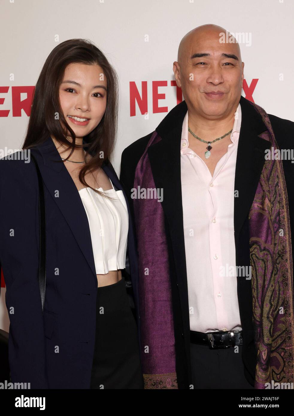 LOS ANGELES, CA - JANUARY 4: Ron Yuan at the Netflix Premiere Of The Brothers Sun at the Netflix ...