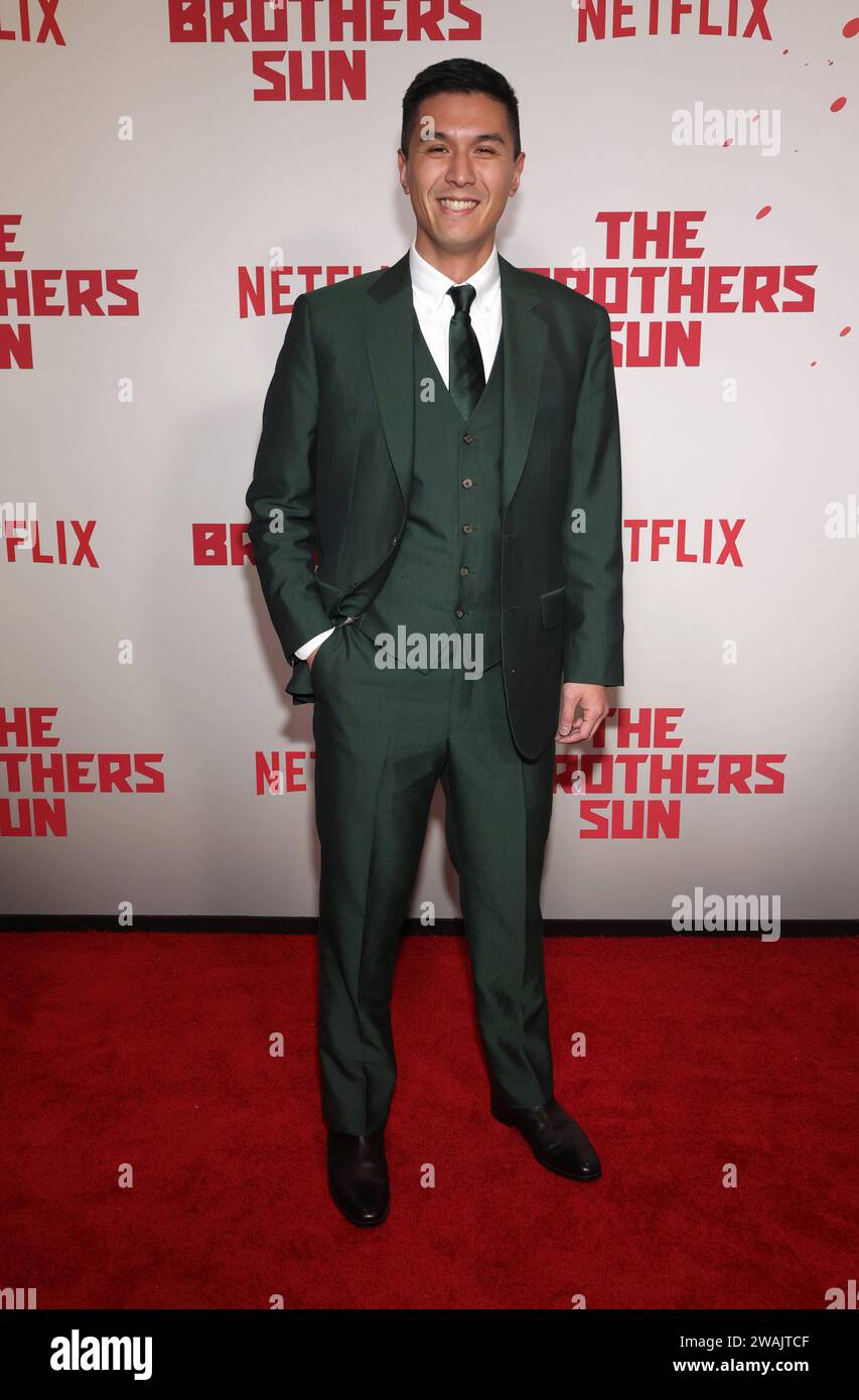 LOS ANGELES, CA - JANUARY 4: Byron Wu at the Netflix Premiere Of The ...