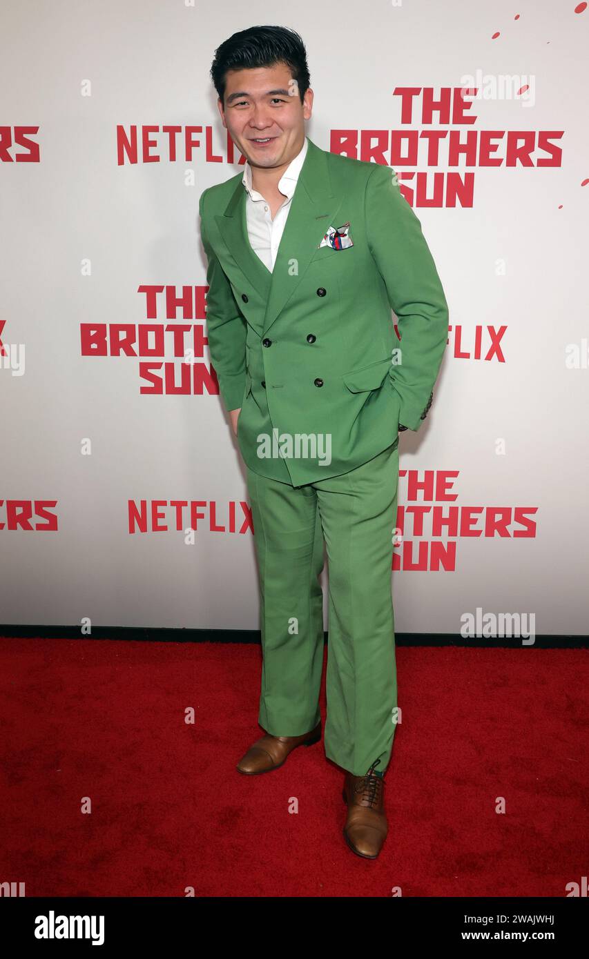 Los Angeles, Ca. 4th Jan, 2024. Steven He at the Netflix Premiere Of ...