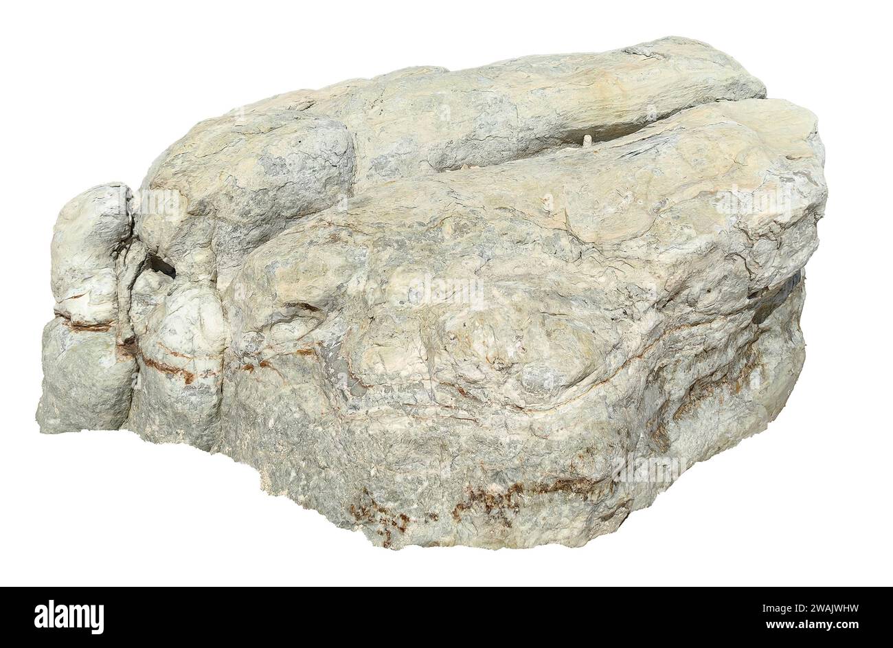 Large stone isolated Stock Photo - Alamy