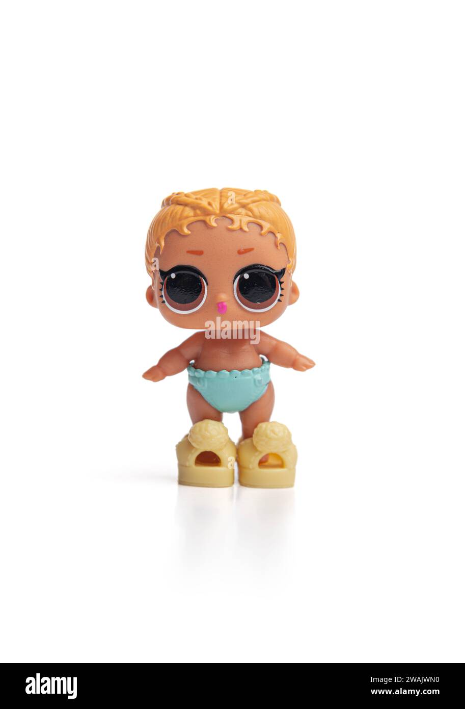 Little L.O.L. on a white background. Surprise dolls Stock Photo - Alamy