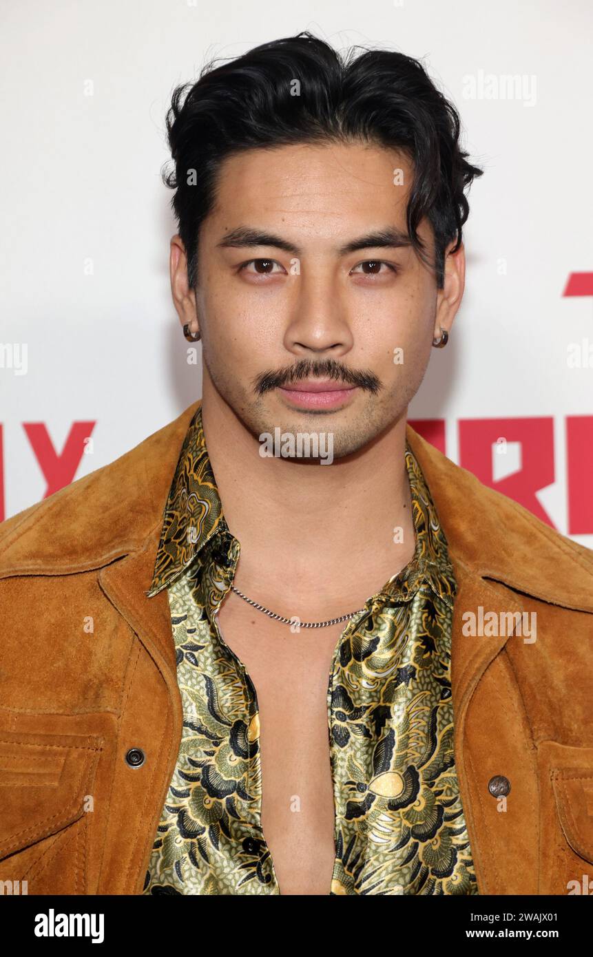 Los Angeles, Ca. 4th Jan, 2024. Yoshi Sudarso at the Netflix Premiere ...