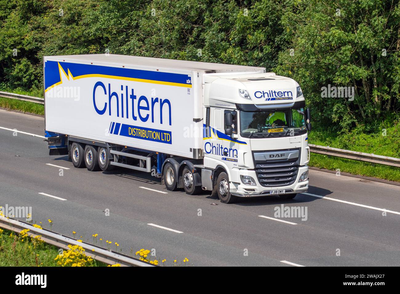 'Woody' named driver for Chiltern Distribution Limited DAF XF, frozen ...