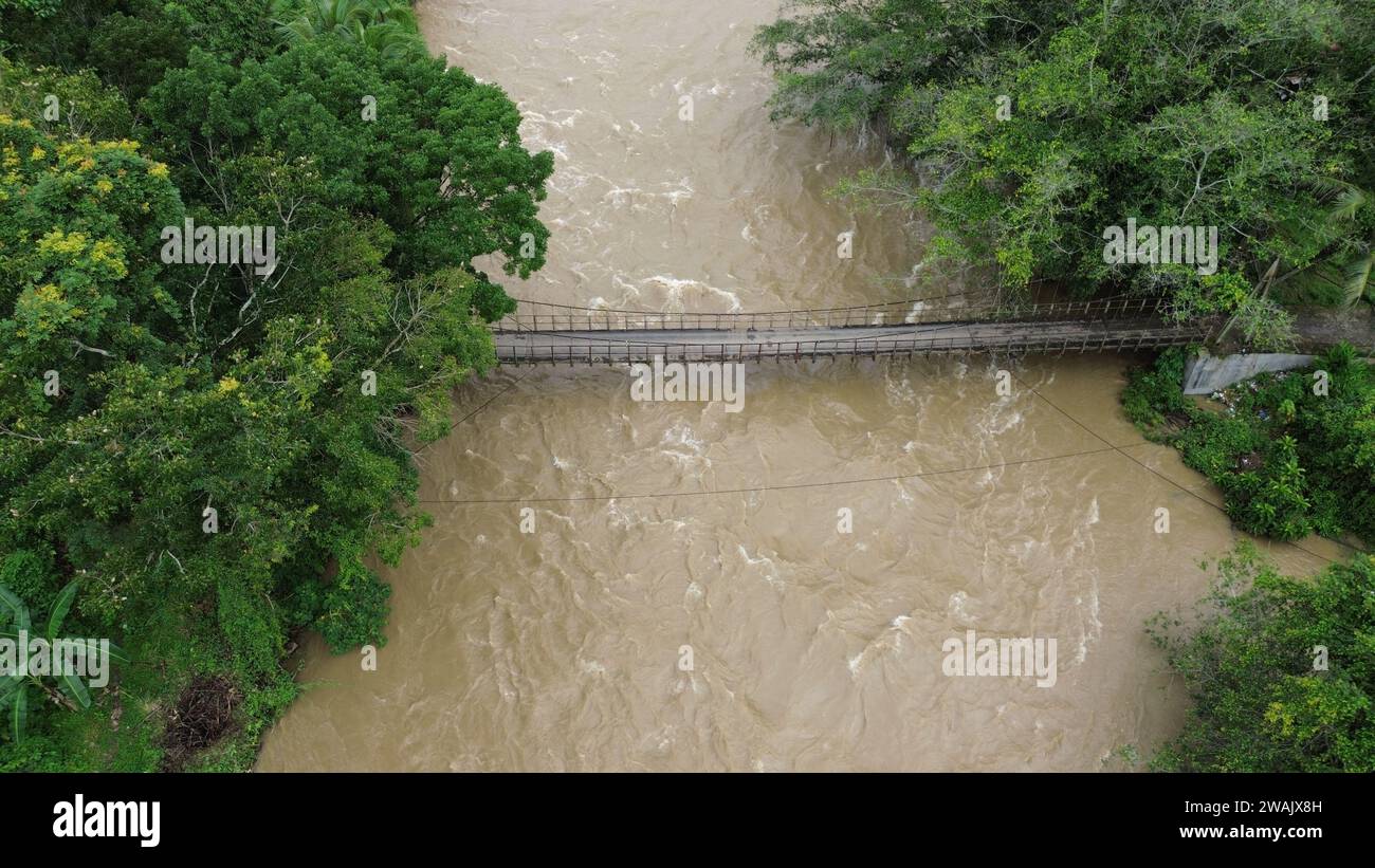 Graceful dance of water seen from above: Aerial River Flow Stock Photo ...