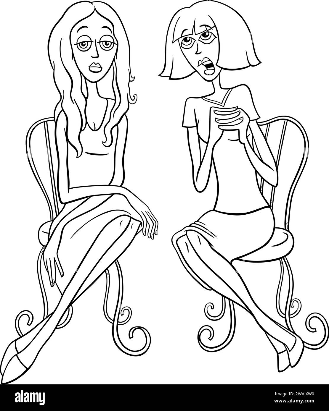 People gossiping cartoon Black and White Stock Photos & Images - Alamy People gossiping cartoon Black and White Stock Photos & Images - Alamy