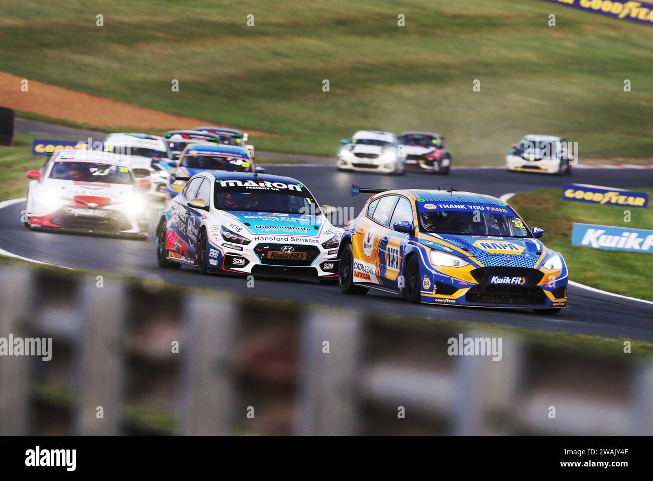 Daniel Rowbottom Racing in BTCC at Brands Hatch Stock Photo - Alamy
