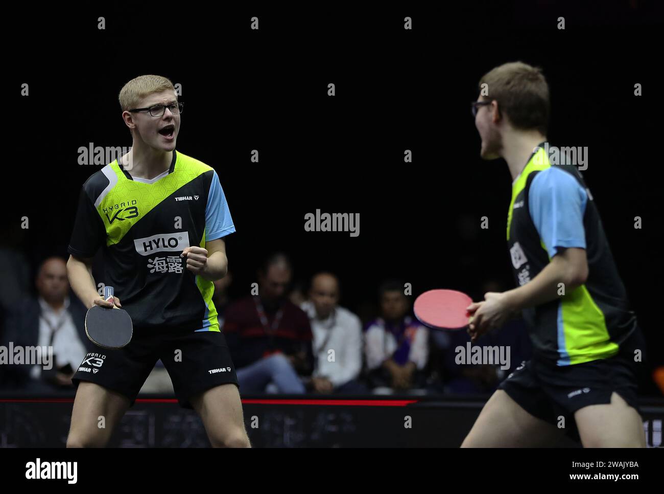 Doha, Qatar. 5th Jan, 2024. Alexis Lebrun/Felix Lebrun (L) of France ...