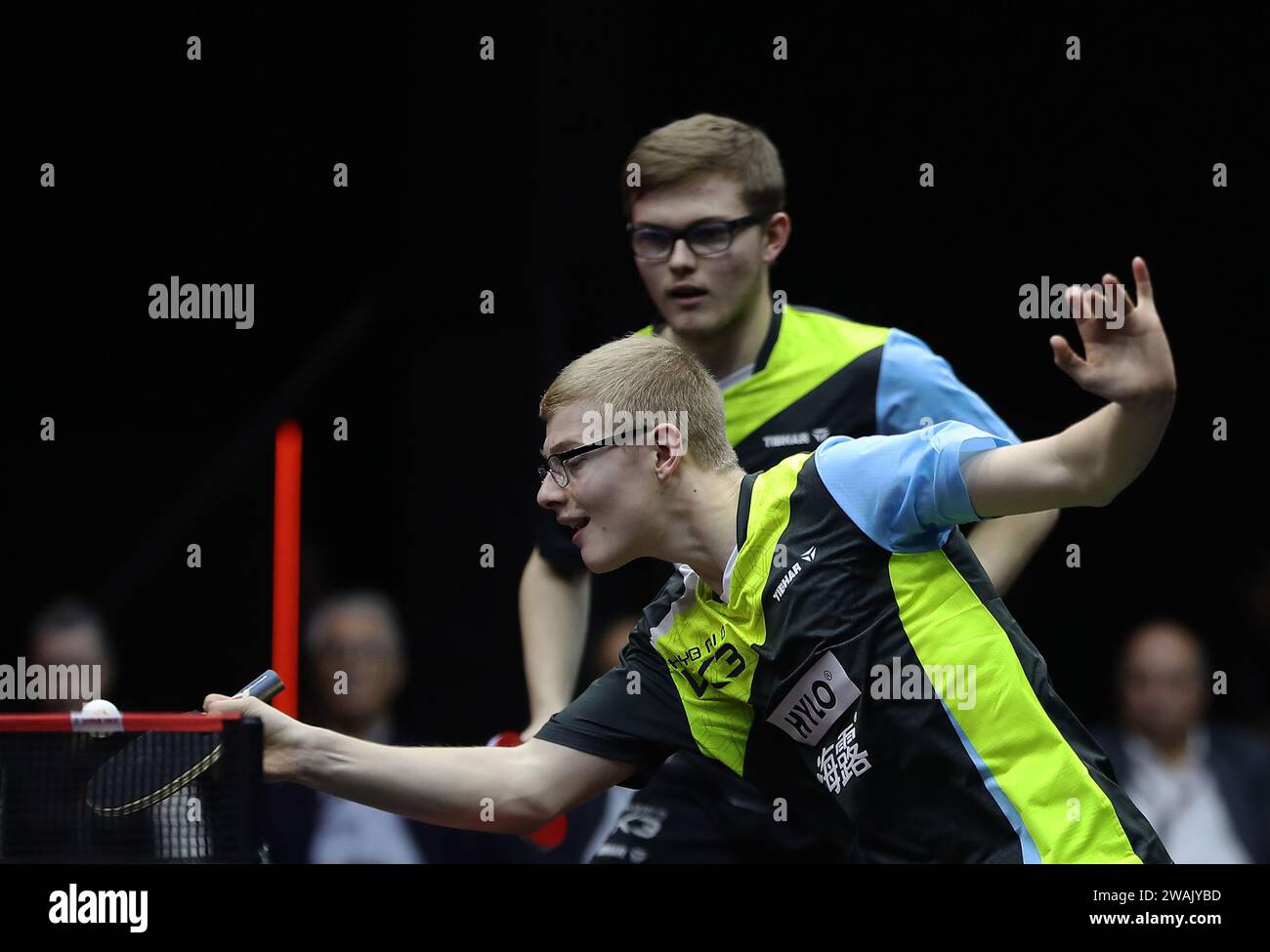 Doha, Qatar. 5th Jan, 2024. Alexis Lebrun/Felix Lebrun (front) of ...