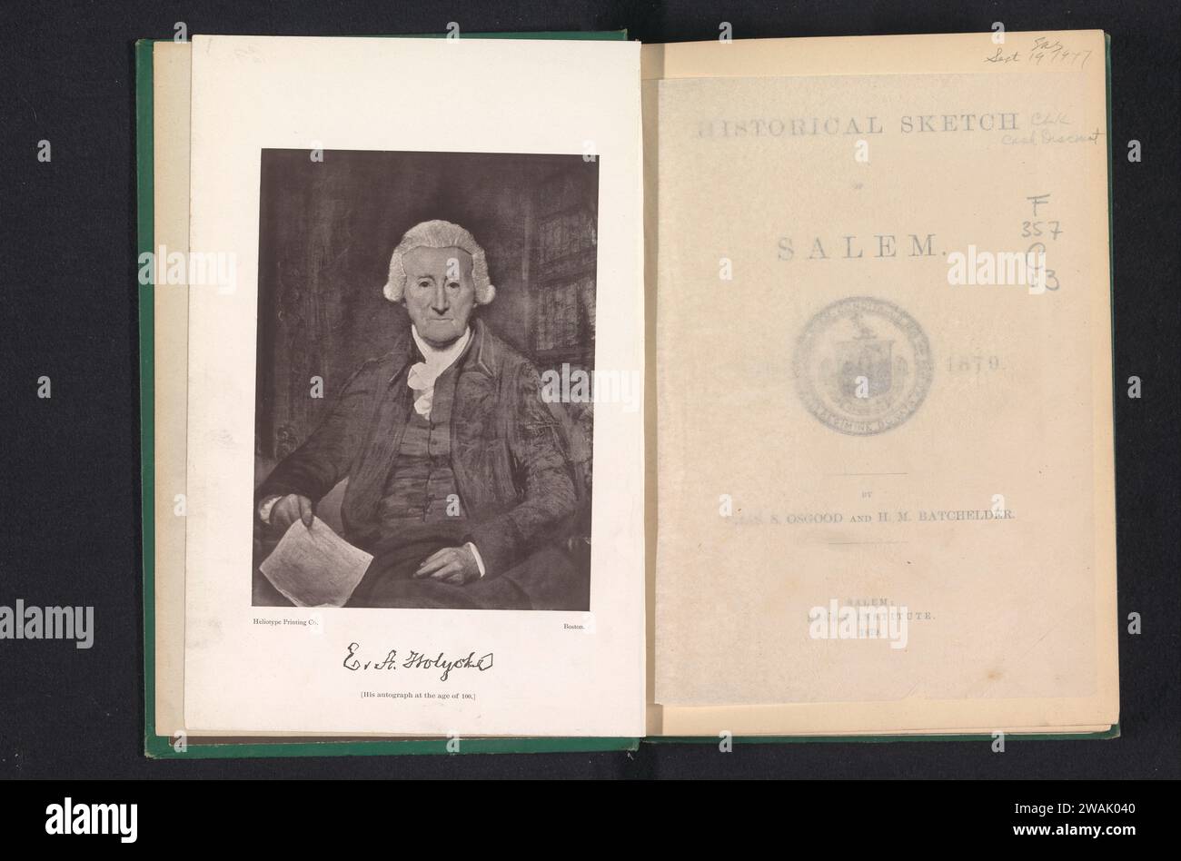 Edward a holyoke hi-res stock photography and images - Alamy