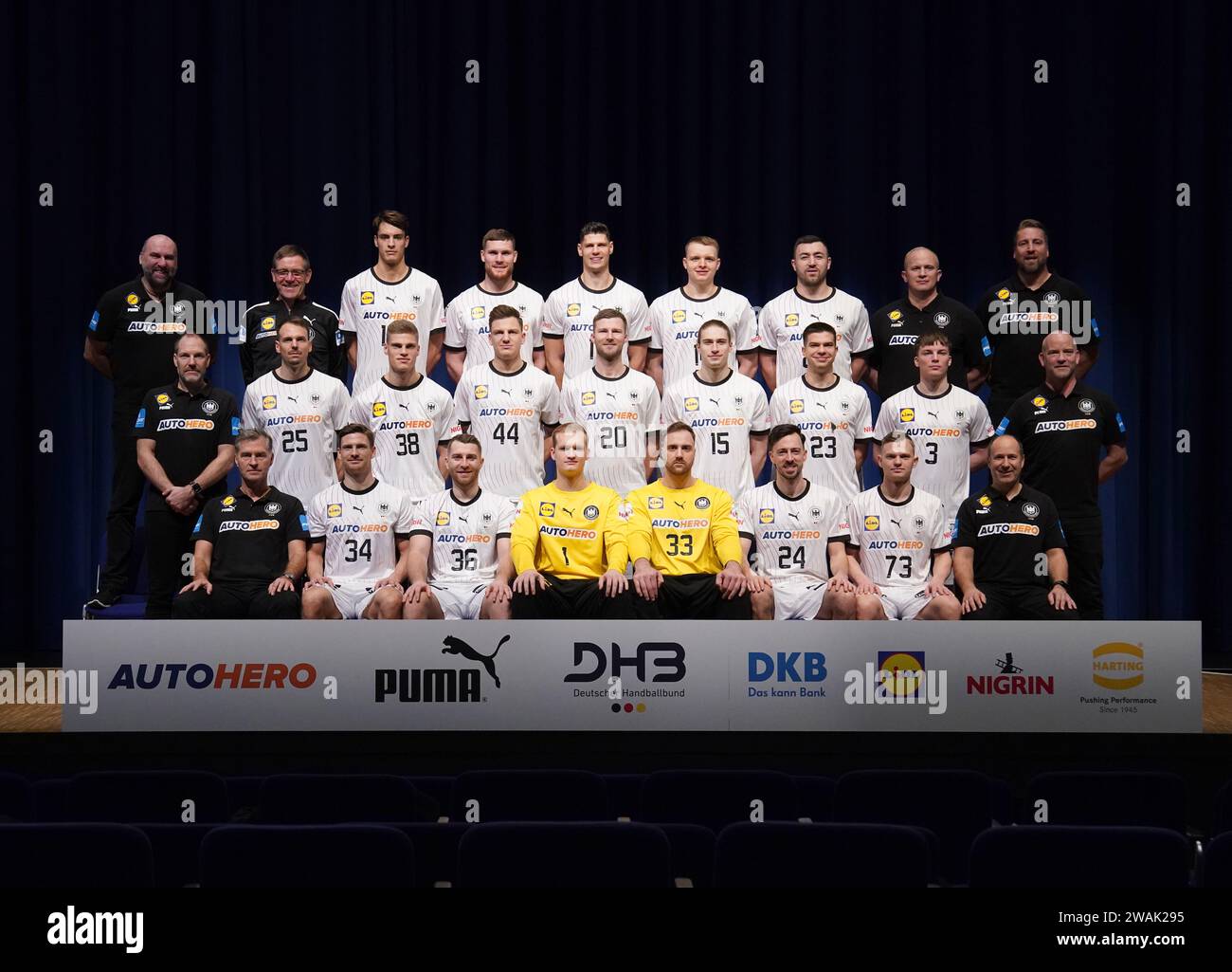 German national handball team players hi-res stock photography and ...