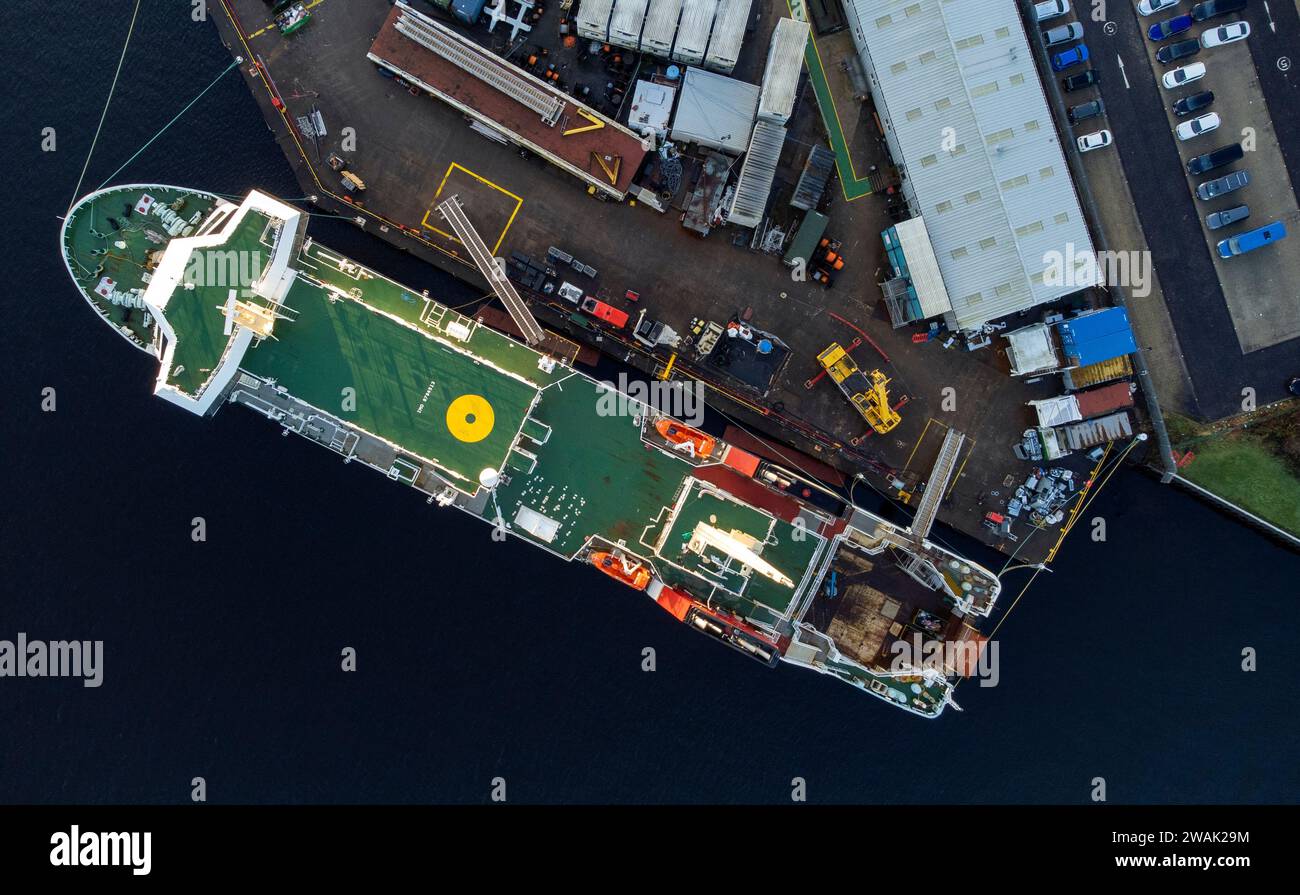 The Caledonian Macbrayne ferry MV Glen Sannox under construction at ...