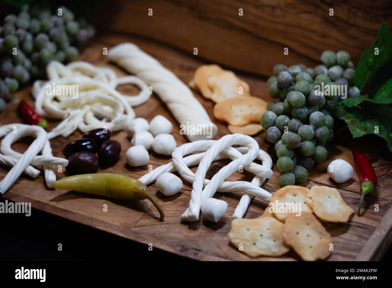 Variations of Turkish sheep cheese from Anatolia Stock Photo - Alamy