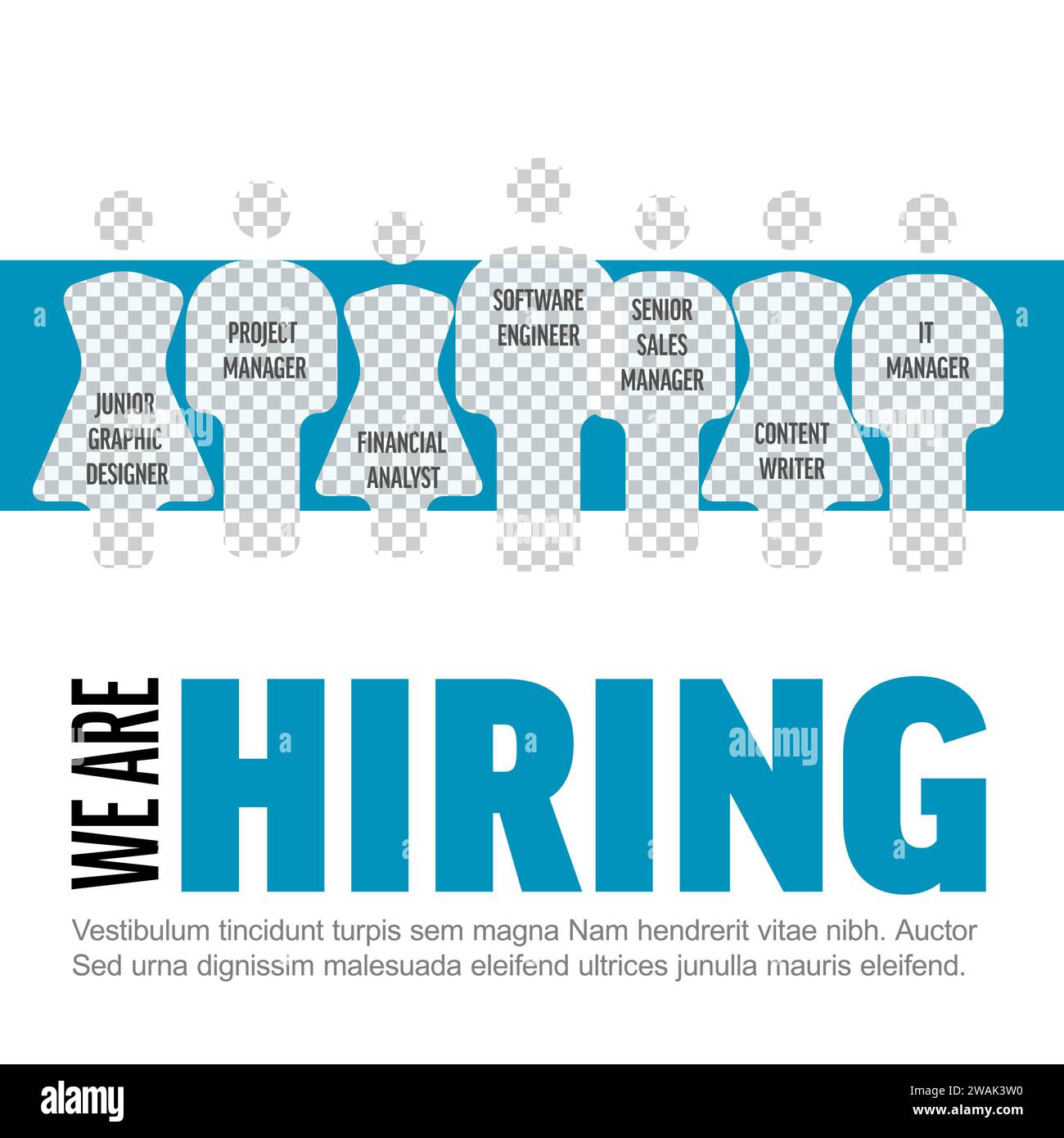 We are hiring minimalistic flyer template - looking for new members of ...