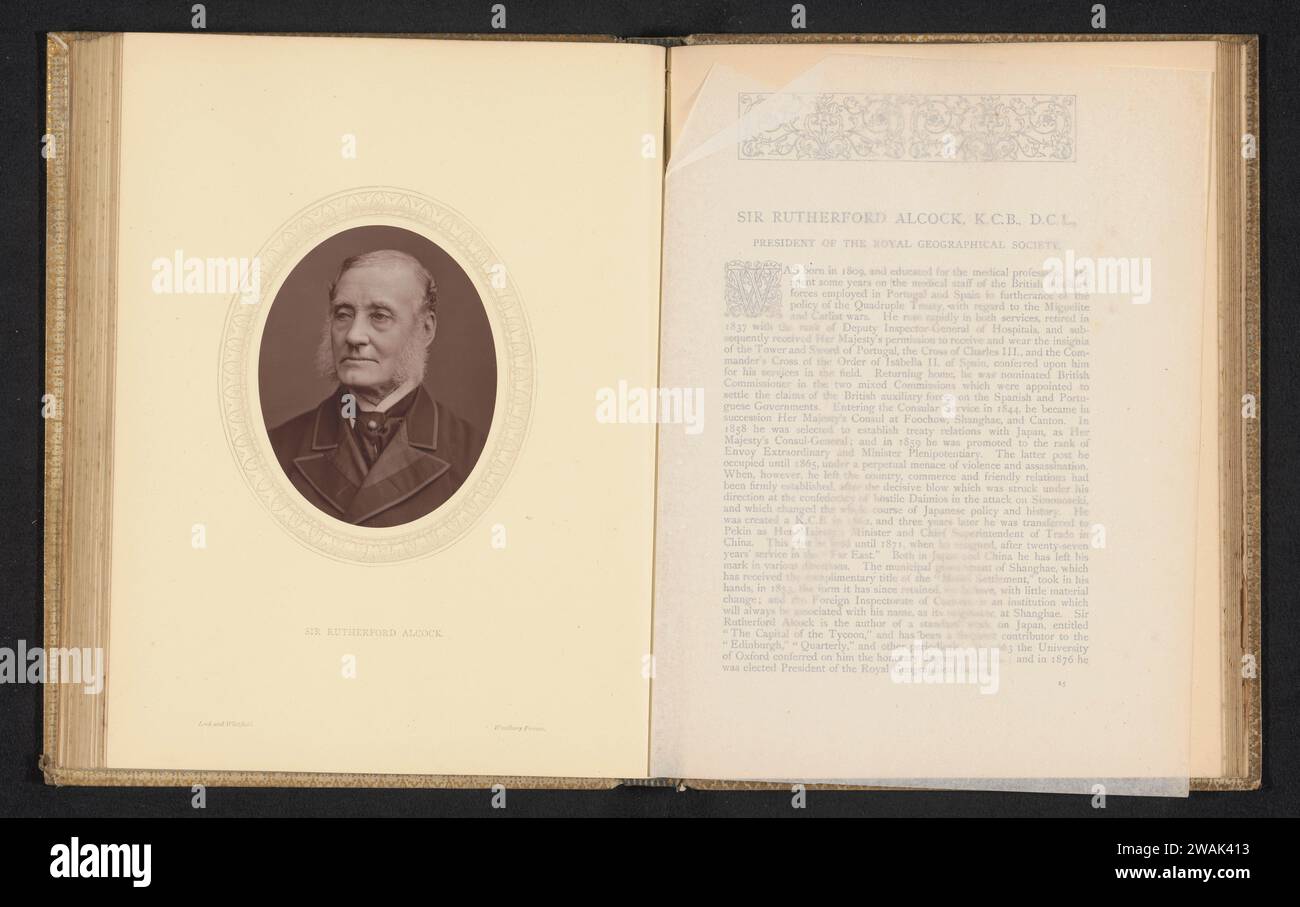 Sir Rutherford Alcock, Lock & Whitfield, c. 1871 - in or before 1876 ...