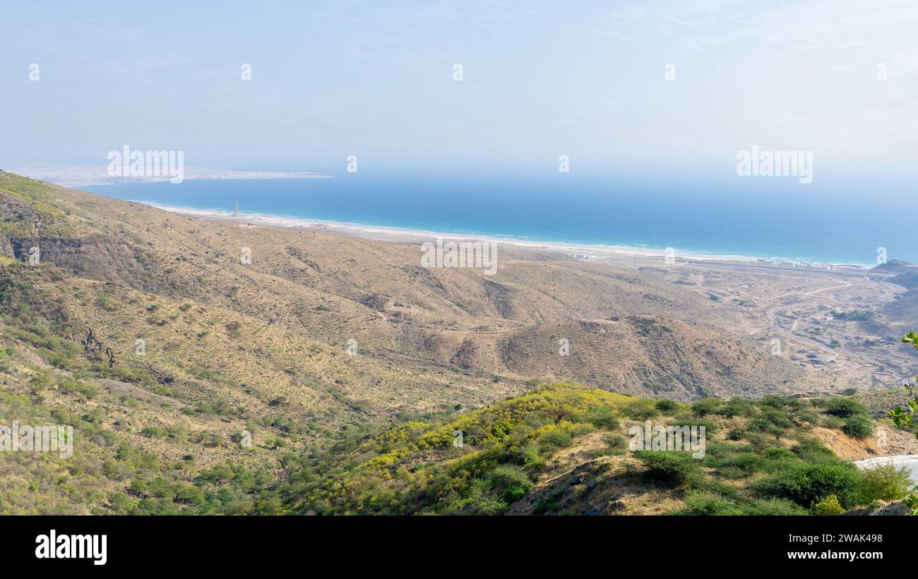 view of Mirbat is a coastal town in the Dhofar governorate Stock Photo ...